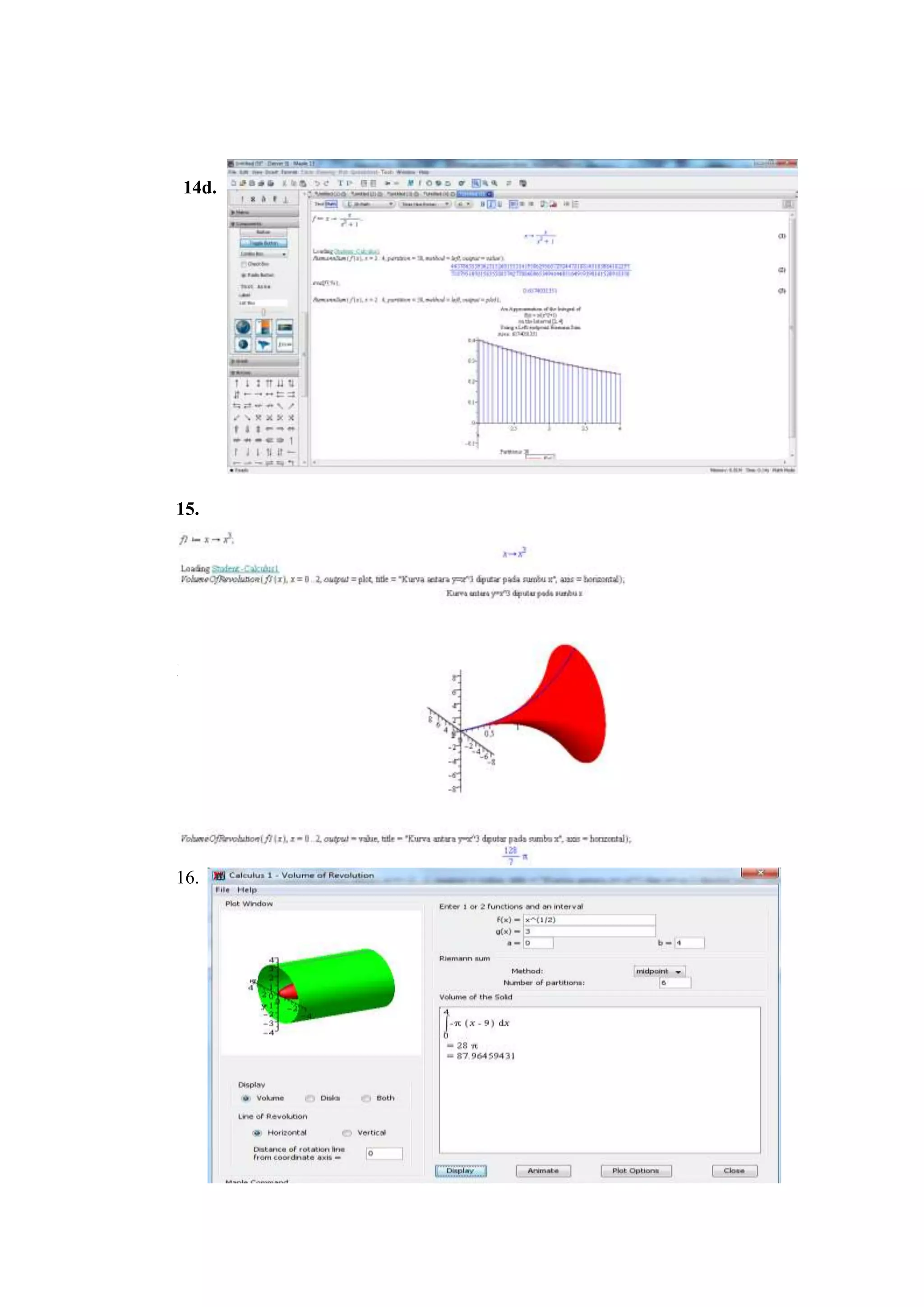 INTEGRAL menggunakan MAPLE | DOCX
