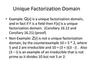 Integral Domains | PPTX