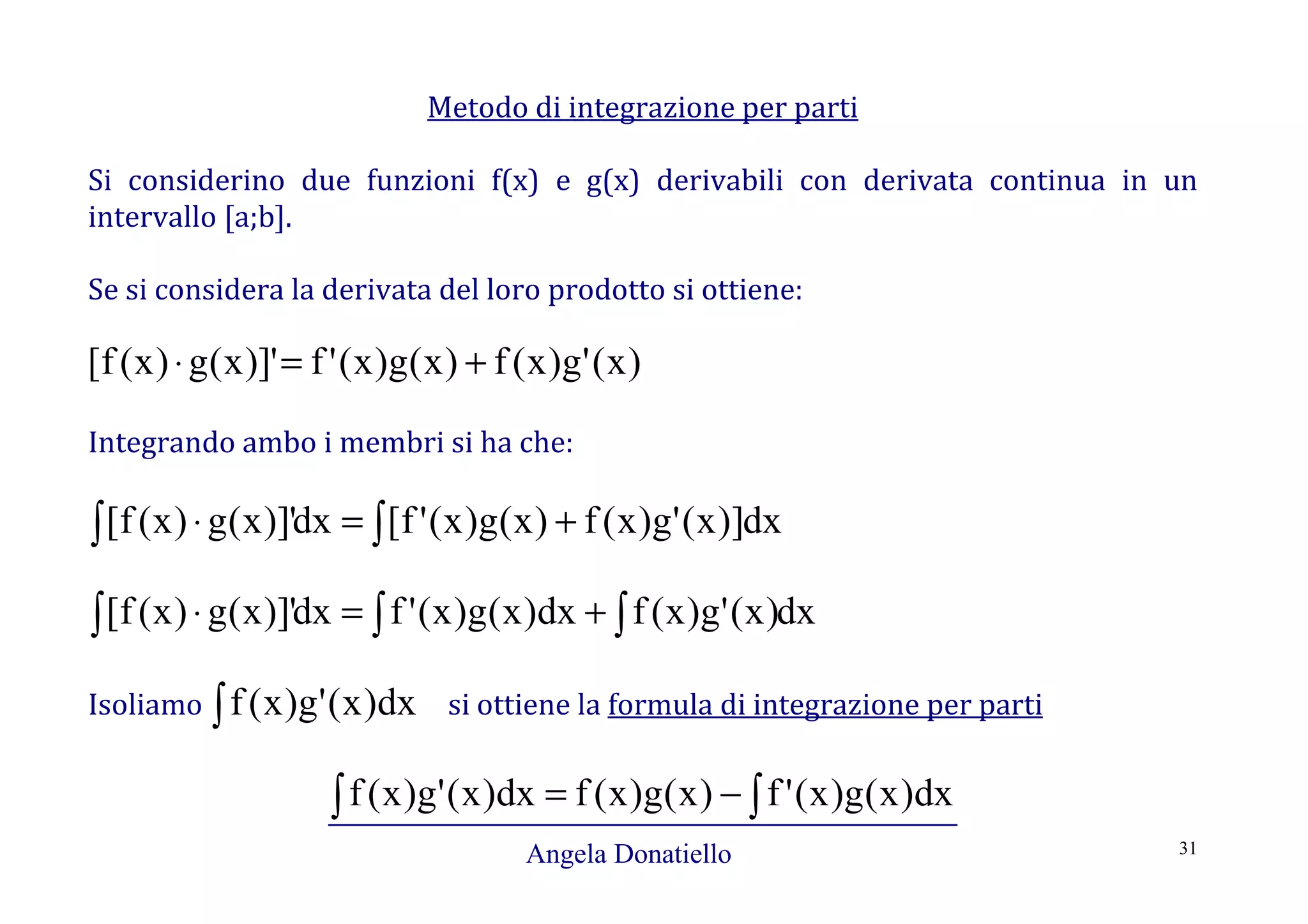 Integrale indefinito | PDF