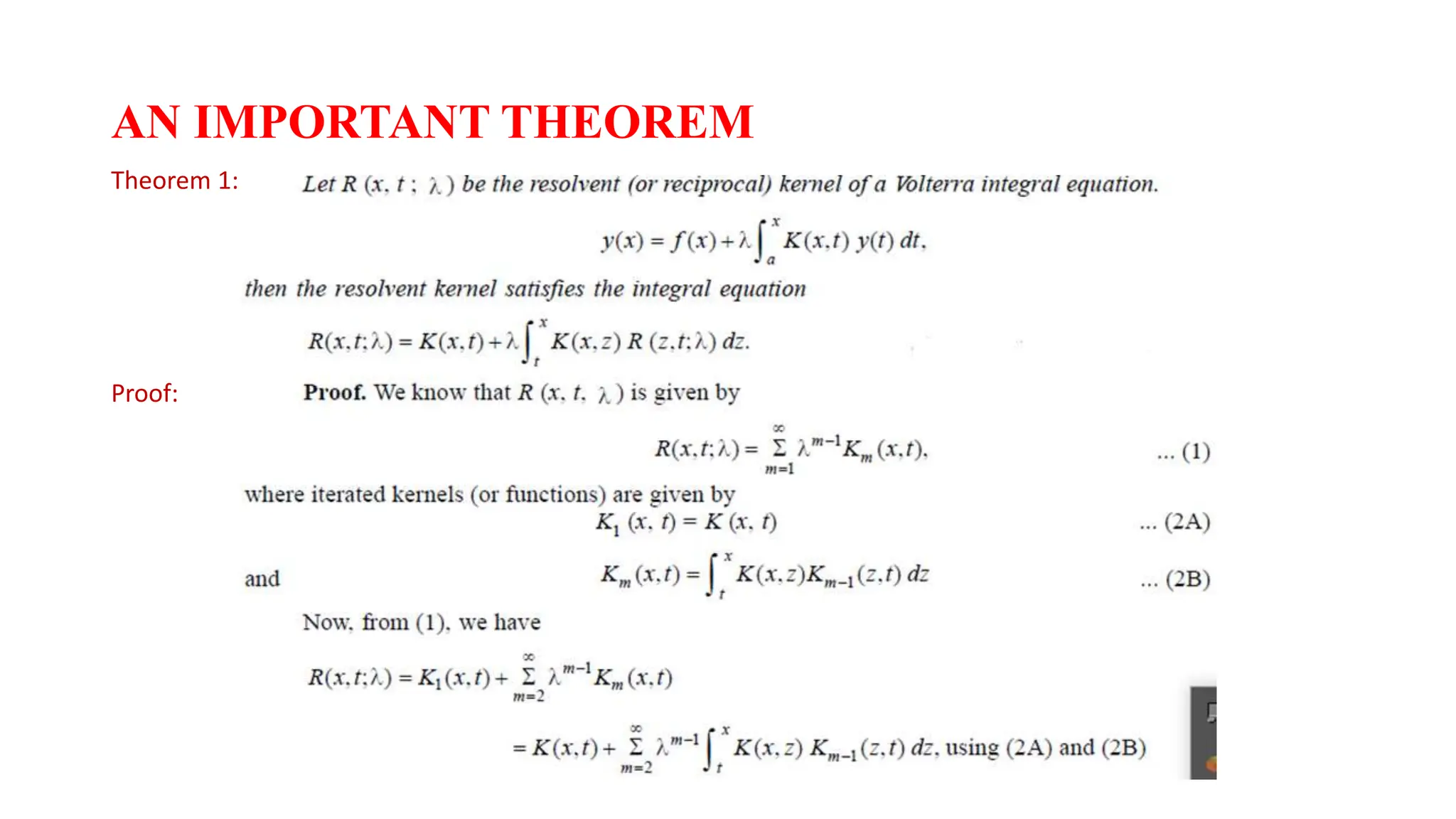 Integral Equations PPT Unit-III | PPTX