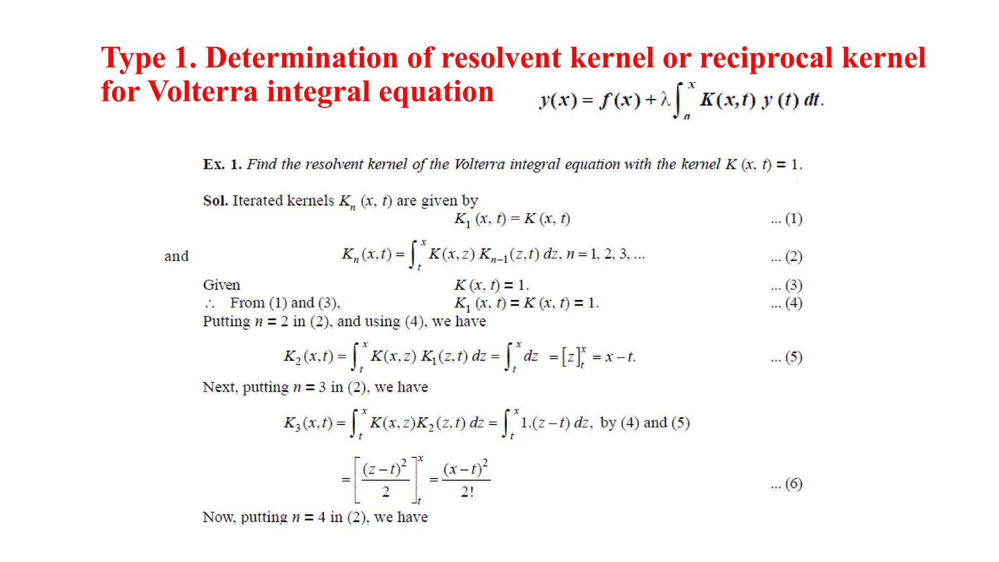 Integral Equations PPT Unit-III | PPTX