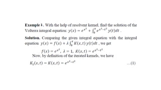 Integral Equations PPT Unit-III | PPTX