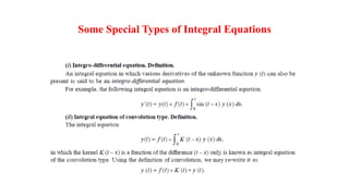 Integral Equations PPT Unit-III | PPTX