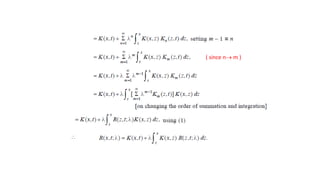 Integral Equations PPT Unit-III | PPTX