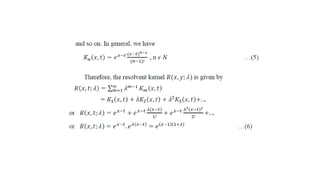 Integral Equations PPT Unit-III | PPTX