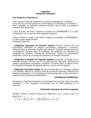 Integrales | DOCX