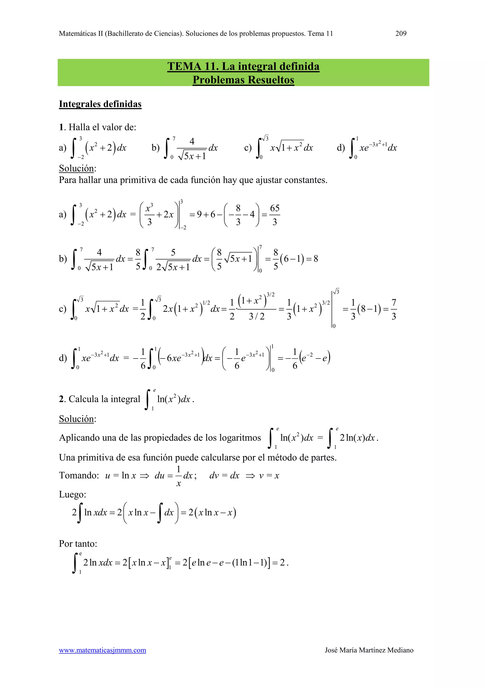 Integrales 3 | PDF