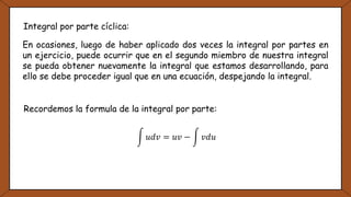 Integrales ciclicas | PPTX