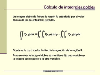 Integrales Dobles | PPT