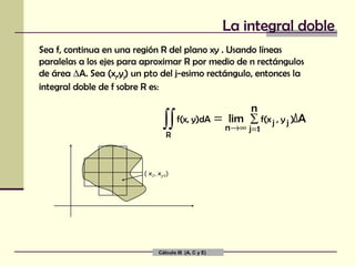 Integrales dobles | PPT
