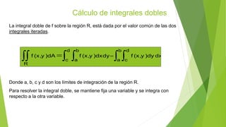 Integrales dobles | PPTX