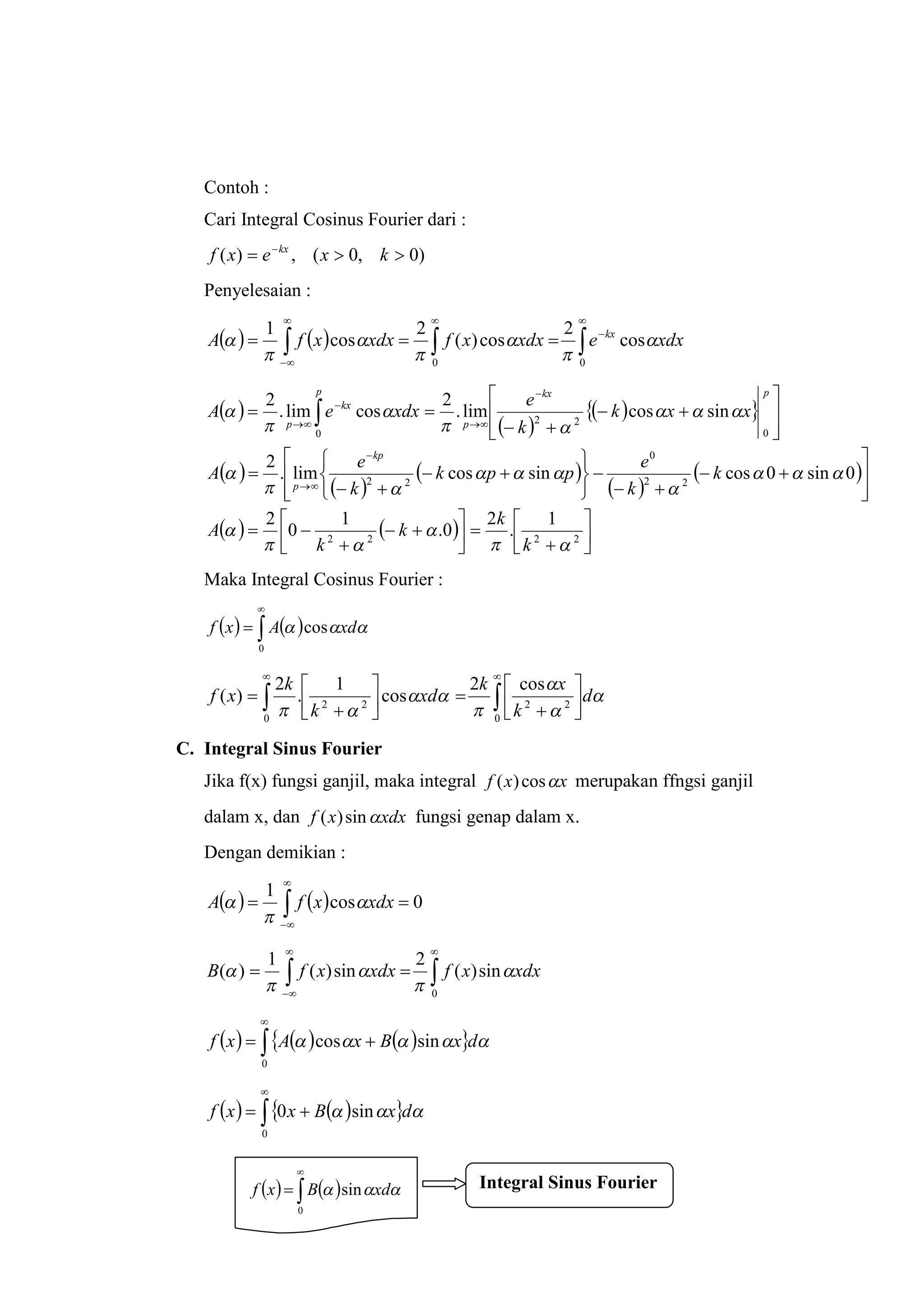 Integral fourier | PDF