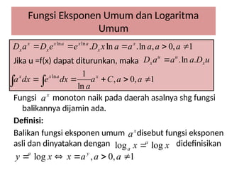 Integral Fungsi Transenden (Logaritma Eksponen).pptx