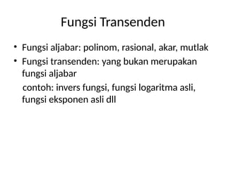 Integral Fungsi Transenden (Logaritma Eksponen).pptx