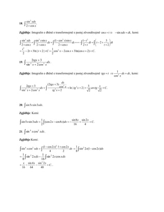 Integrali i pacaktuar - Driton Bilalli. | PDF