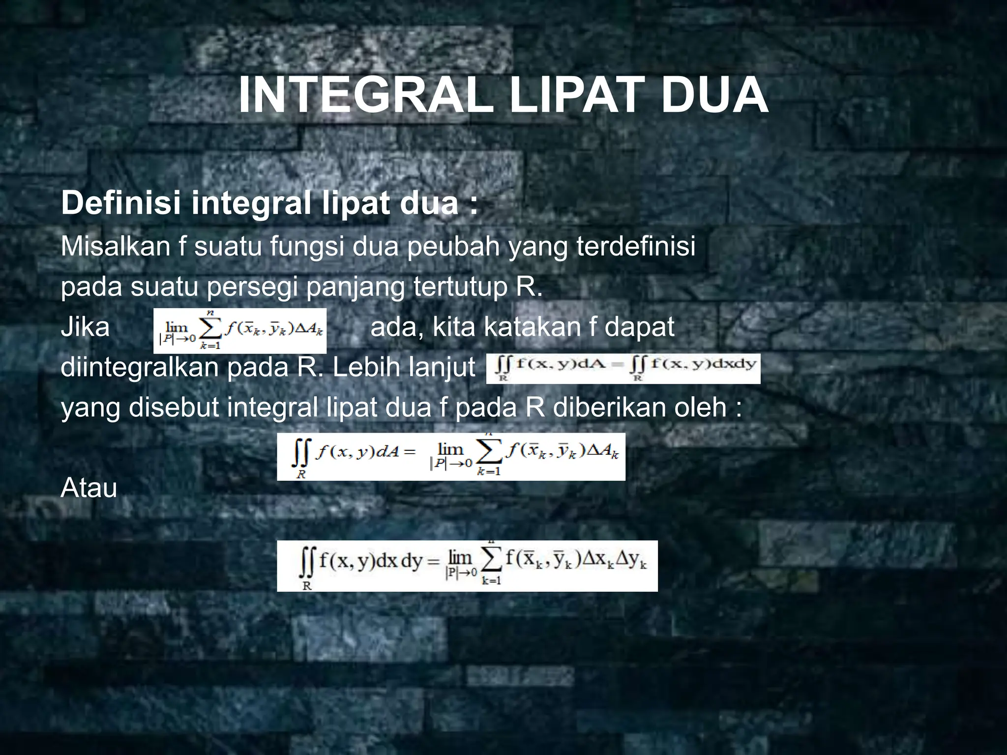 INTEGRAL LIPAT DUA DAERAH SEBERANG DAN INTEGRAL LIPAT.pptx