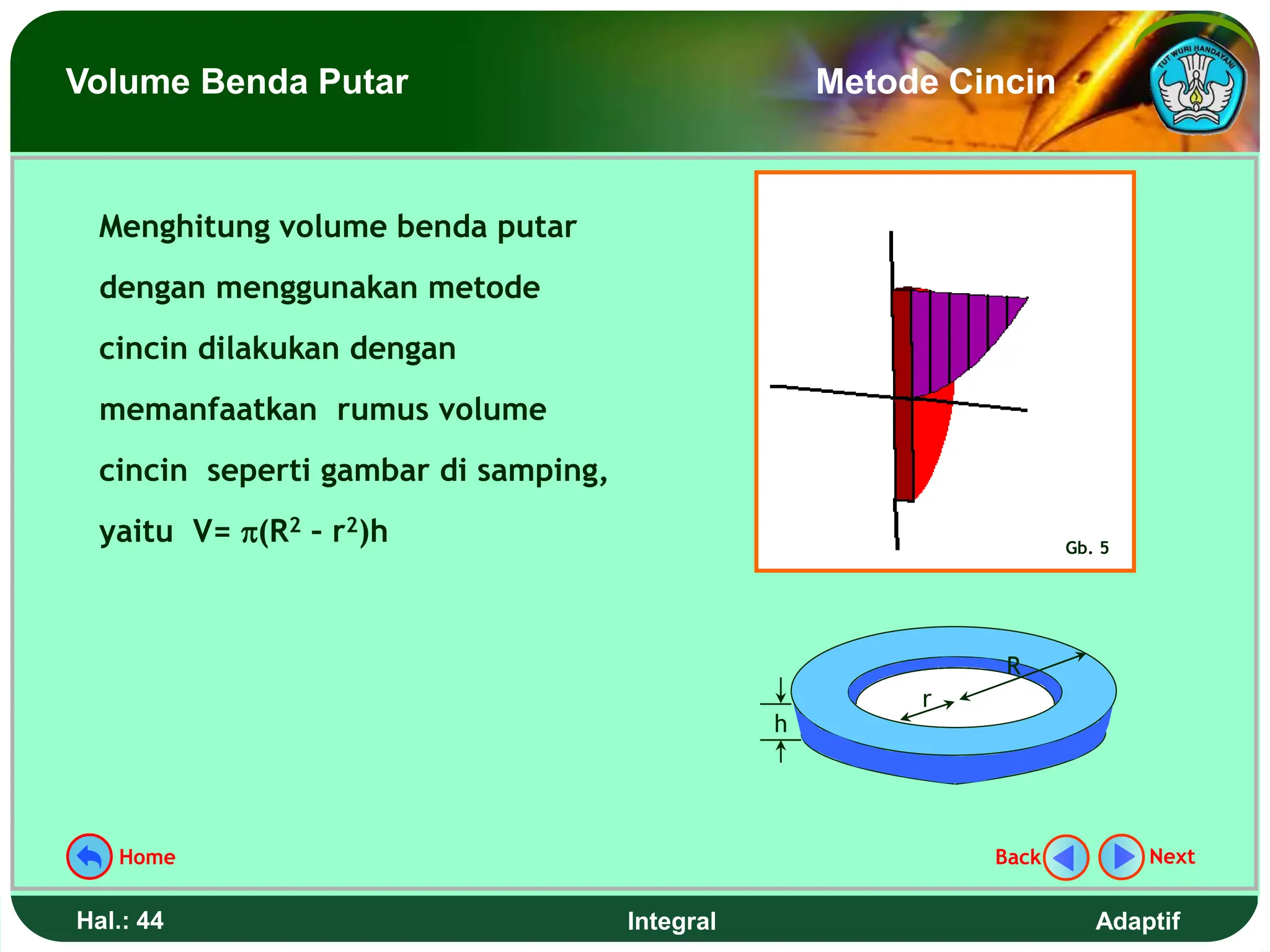 Integral tak tentu dan integral tentu.ppt