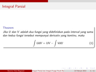 Integral Parsial | PDF