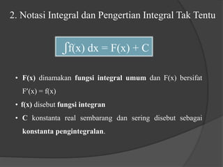 Integral SMA Kelas XII IPA | PPTX
