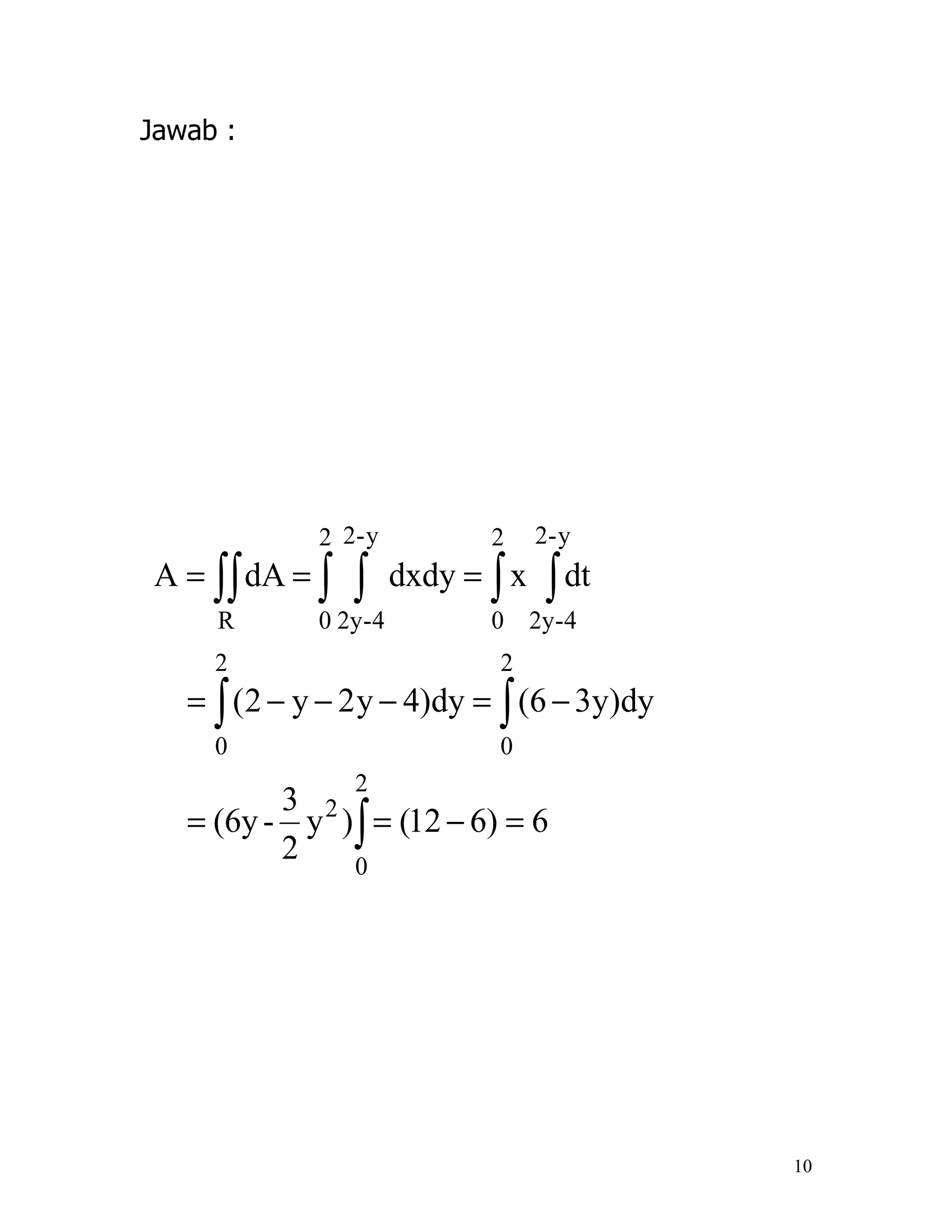 Integral rangkap | PDF