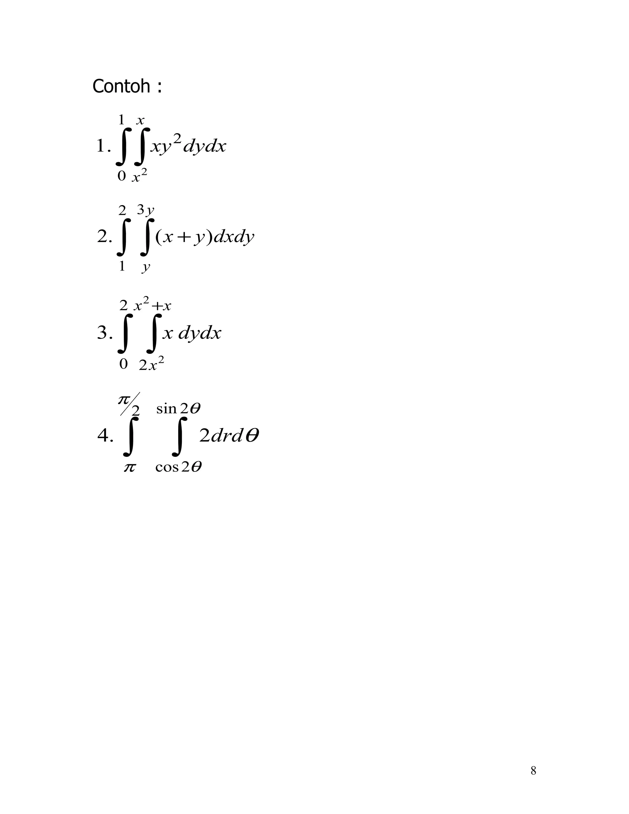 Integral rangkap | DOC