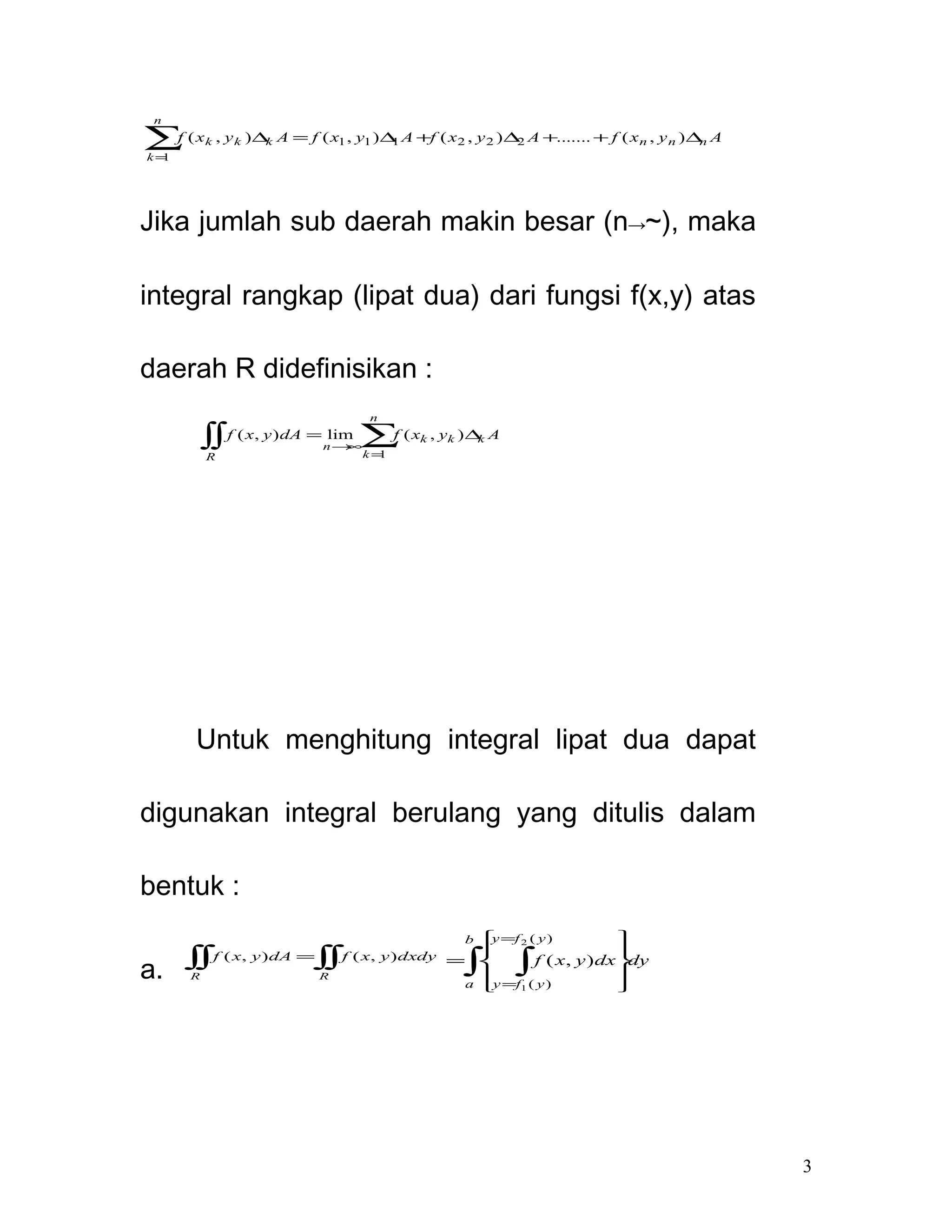 Integral rangkap | DOC
