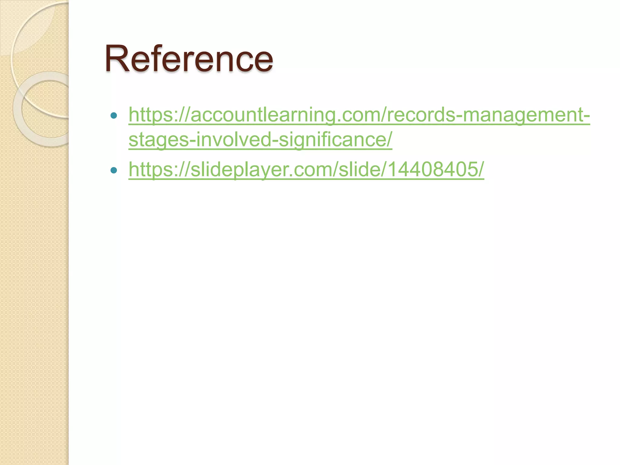 Integral records management improvement program | PPT