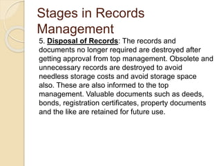 Integral records management improvement program | PPT
