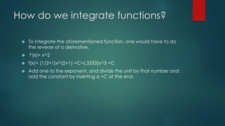 Integrals | PPT