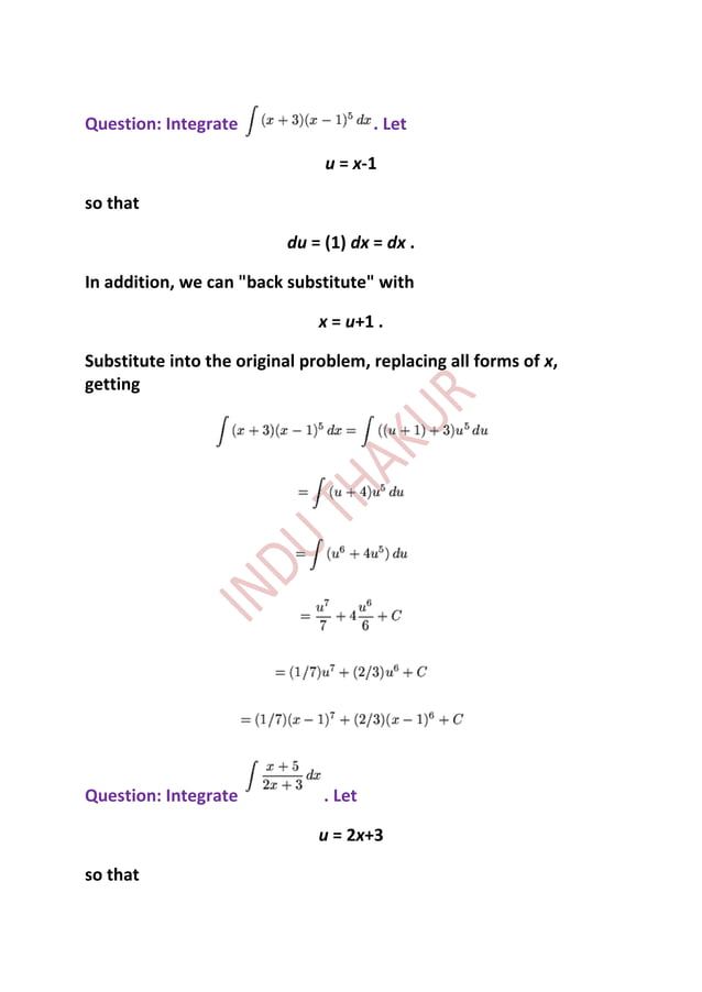 Integrals with inverse trigonometric functions | PDF