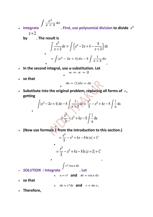 Integrals with inverse trigonometric functions | PDF