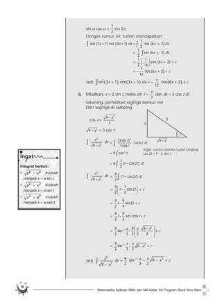 Integral tak tentu | PDF