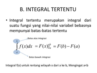 INTEGRAL TAK TENTU DAN TERTENTU ( MAT.TEKNIK ).ppt