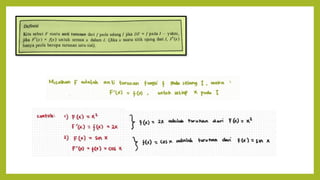 INTEGRAL TAK TENTU&PENGANTAR PERS DIFERENSIAL.ppsx
