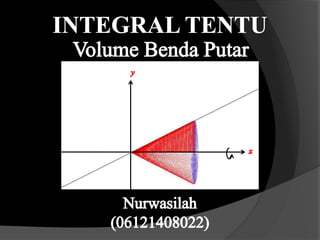 Integral tentu volume benda putar | PPTX