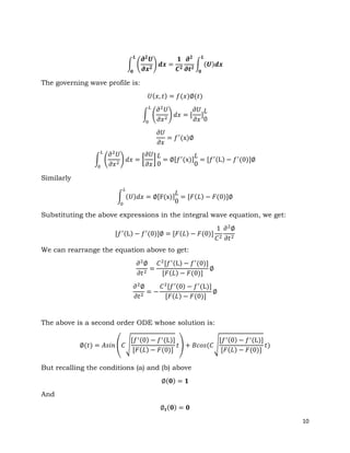 INTEGRAL TRANSFORM SOLUTION OF THE WAVE EQUATION TO SOLVE FOR HOMOGENOUS AND NON HOMOGENOUS ...