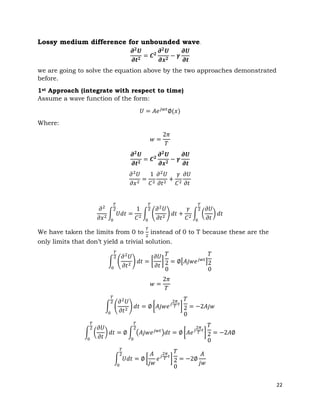 INTEGRAL TRANSFORM SOLUTION OF THE WAVE EQUATION TO SOLVE FOR ...