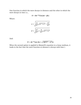 INTEGRAL TRANSFORM SOLUTION OF THE WAVE EQUATION TO SOLVE FOR ...