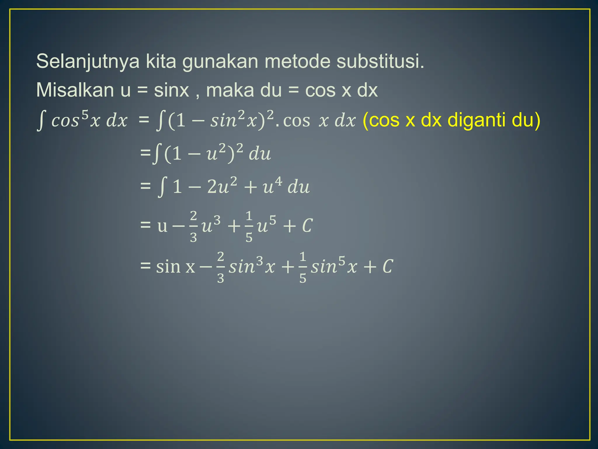 MATERI INTEGRAL TRIGONOMETRI 2_PM_12 IPA. | PPT