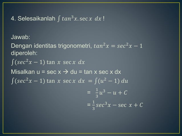 MATERI INTEGRAL TRIGONOMETRI 2_PM_12 IPA. | PPT