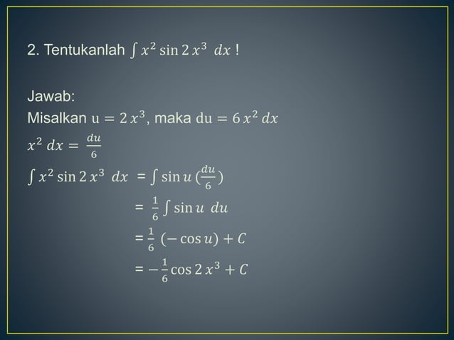 MATERI INTEGRAL TRIGONOMETRI 2_PM_12 IPA. | PPT