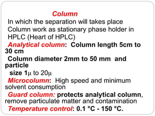 HPLC | PPTX | Chemistry | Science