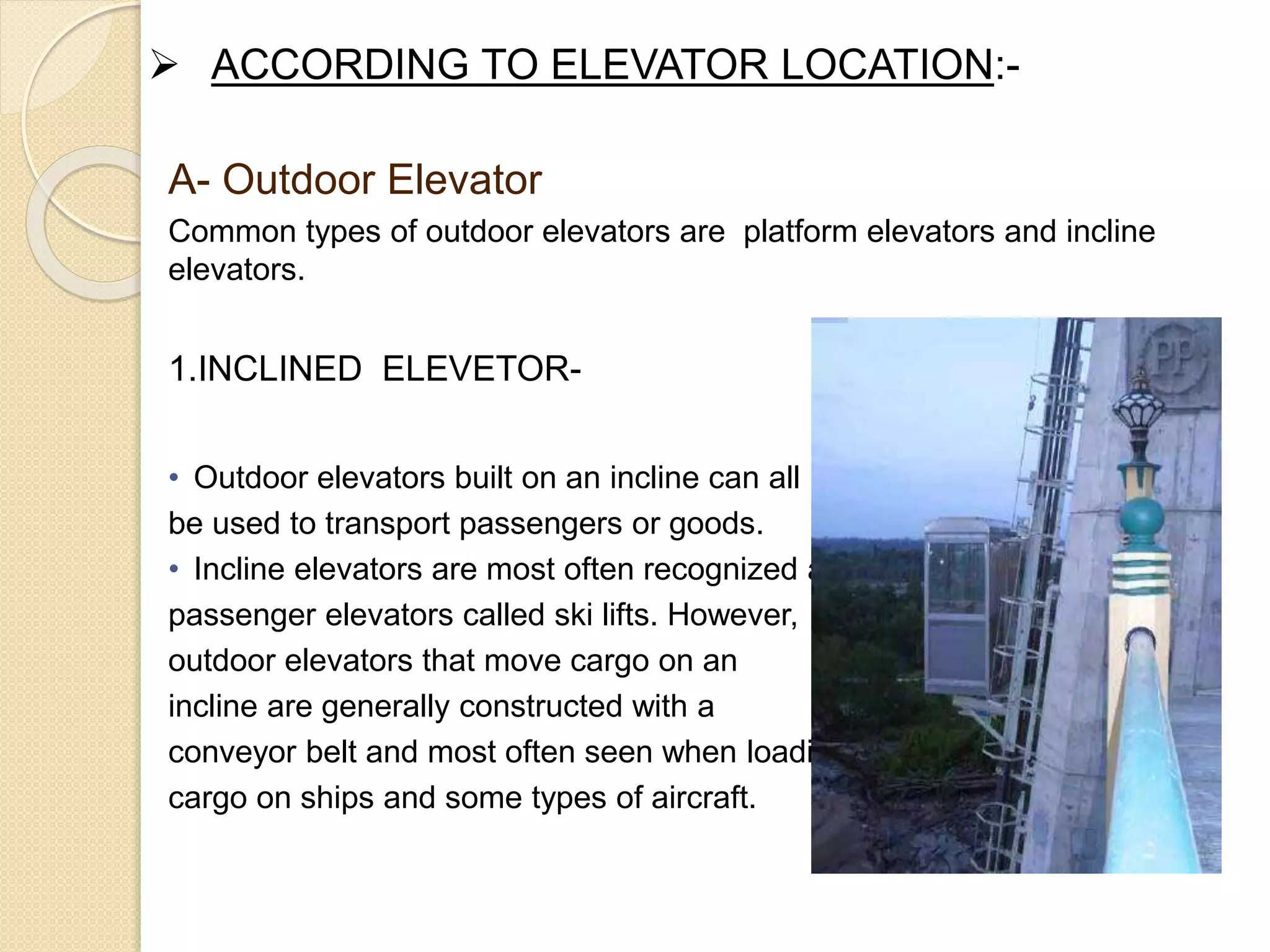 LIFT/ELEVATOR | PPTX