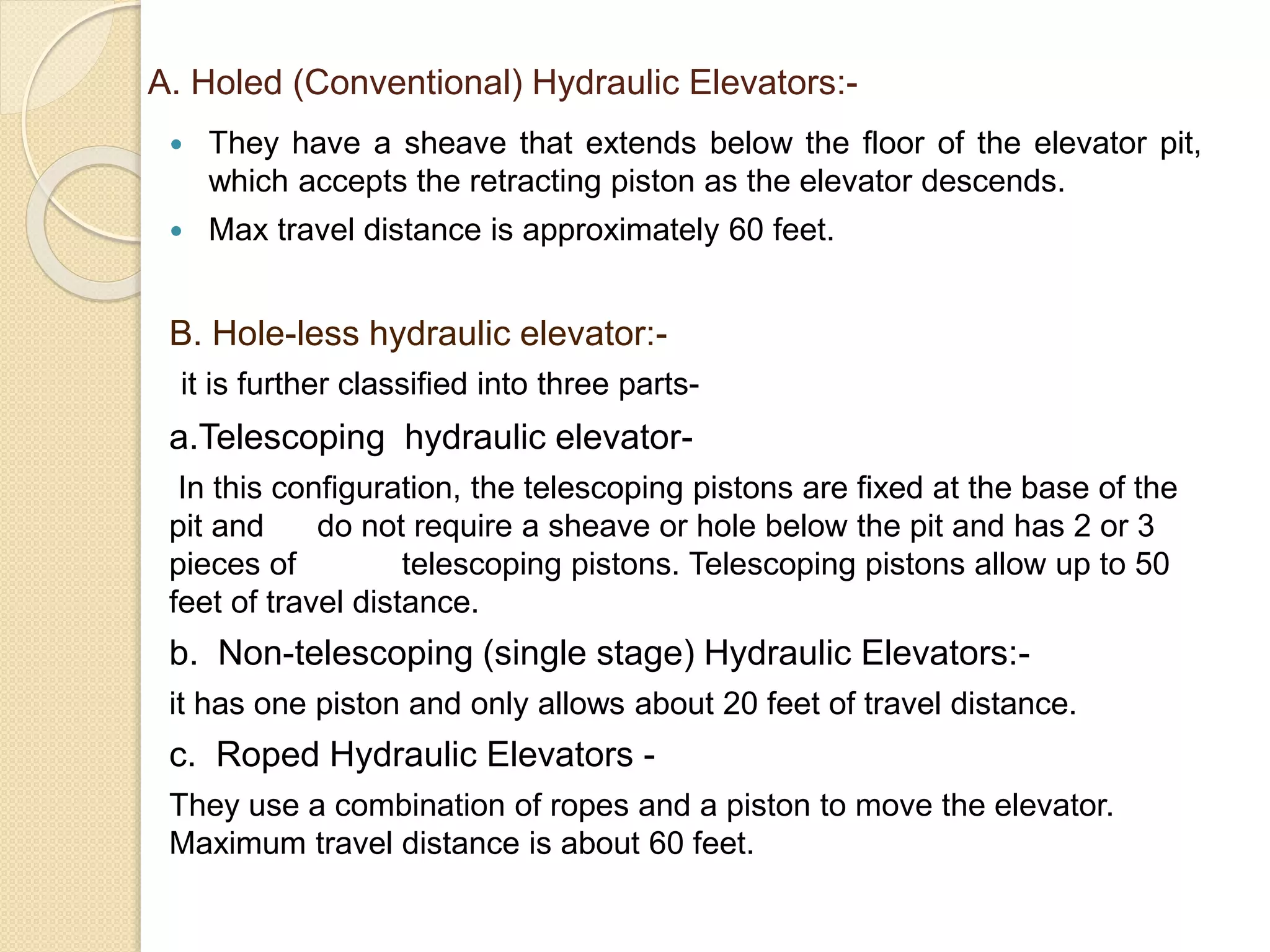 LIFT/ELEVATOR | PPTX