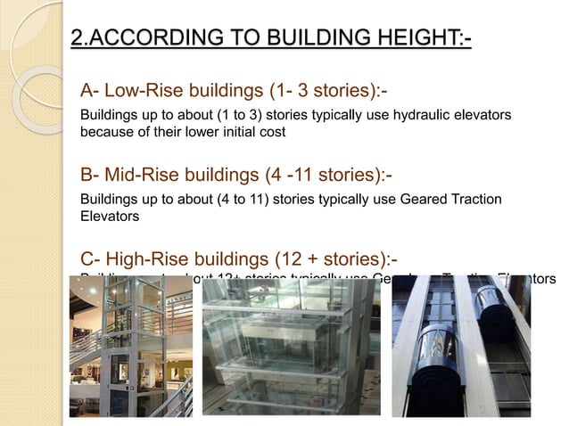 LIFT/ELEVATOR | PPTX | Technology & Computing