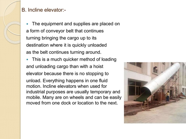 LIFT/ELEVATOR | PPTX | Technology & Computing