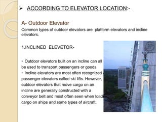LIFT/ELEVATOR | PPTX