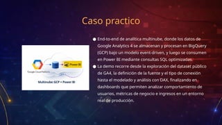 Integrando Power BI con GCP: del dato crudo a la decisión | PPTX