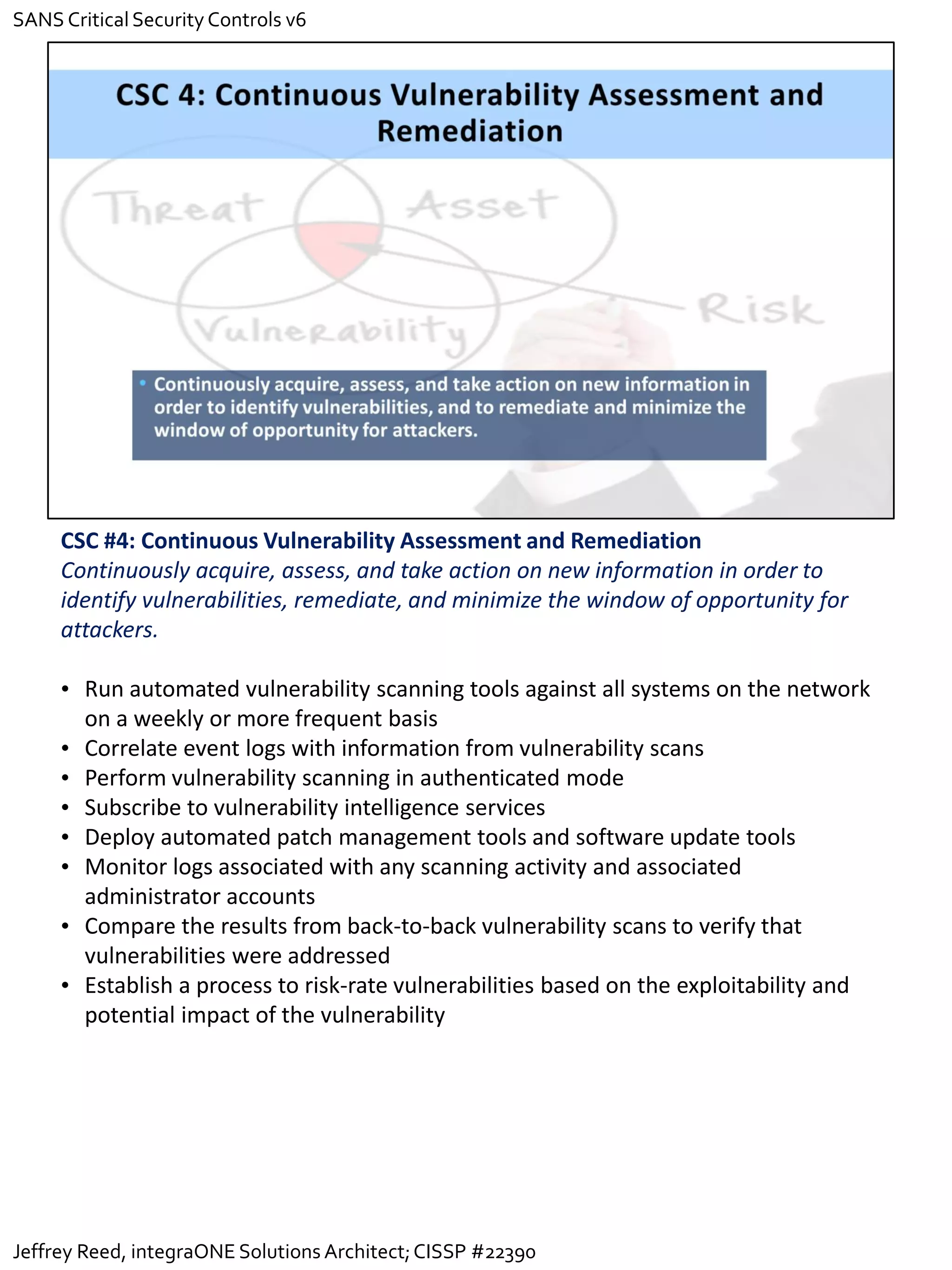 Security Framework from SANS | PDF