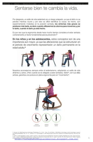 Integra presentación "guia a la postura sentada correcta; varier manual ...